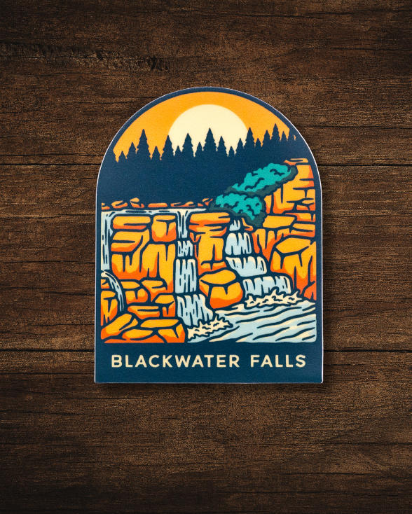 Blackwater Falls Sticker by Loving WV – West Virginia State Parks