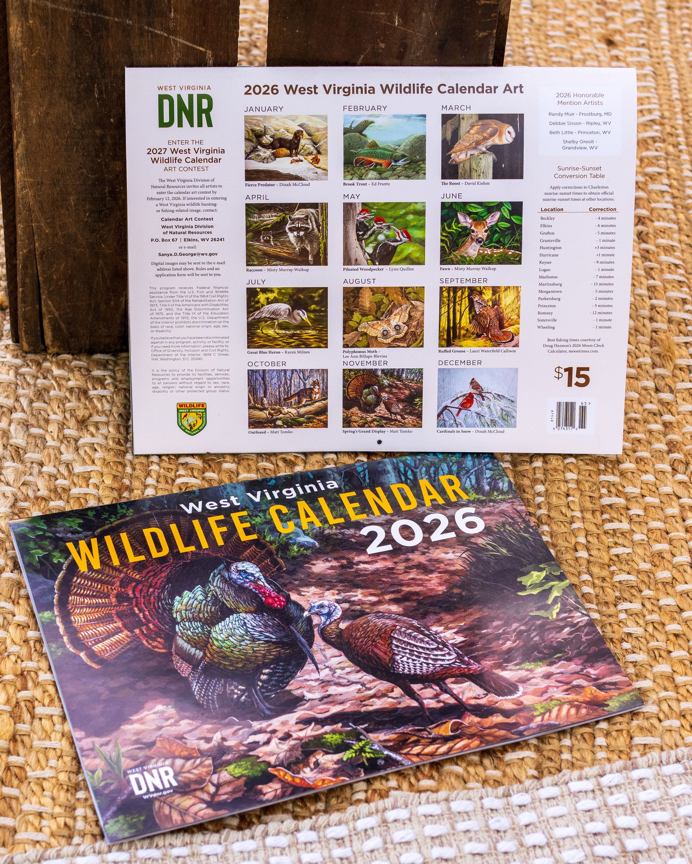 DNR Wildlife Calendar – West Virginia State Parks