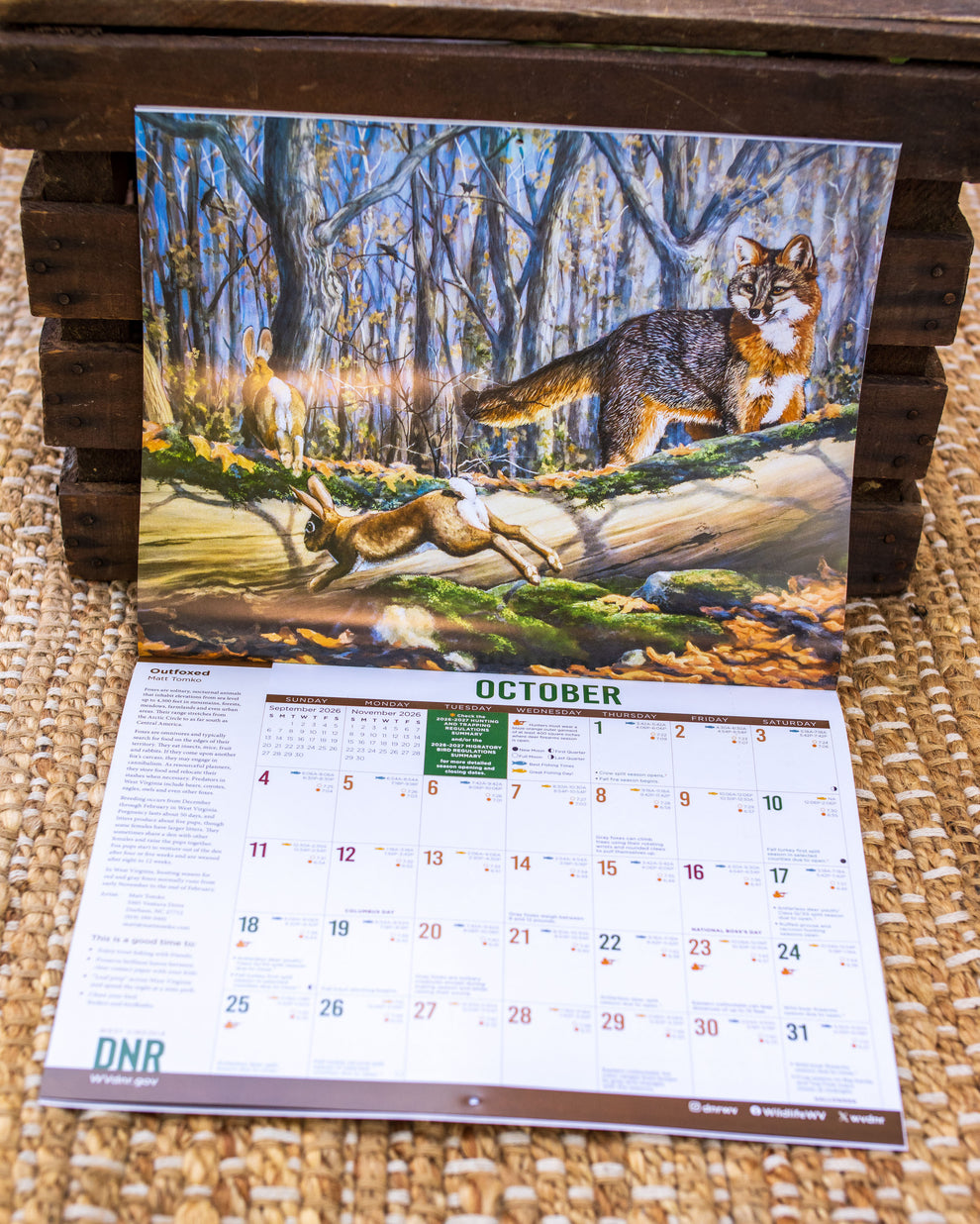 DNR Wildlife Calendar – West Virginia State Parks