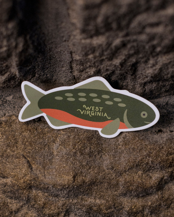 Brook Trout Sticker – West Virginia State Parks
